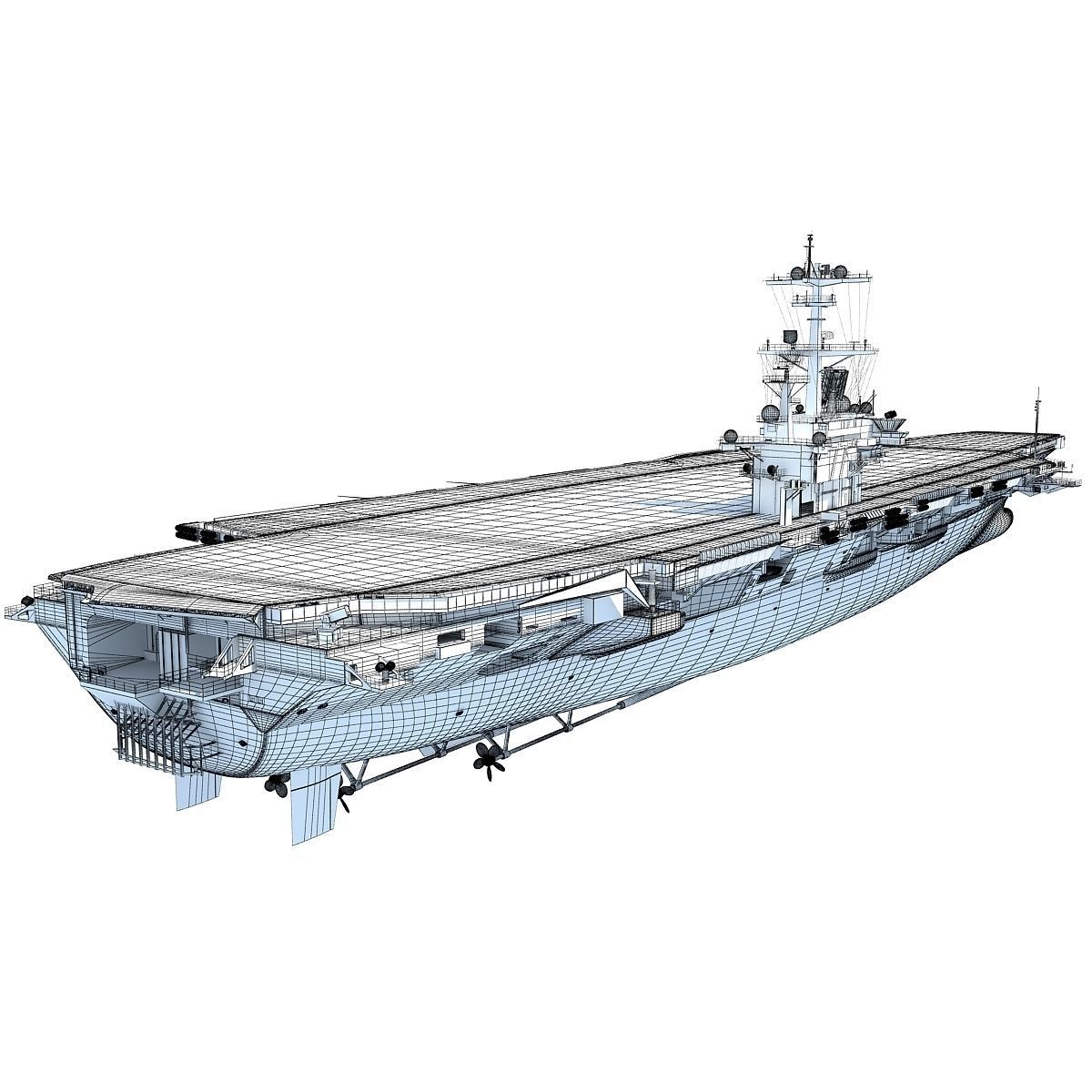 USS George H W Bush Aircraftcarrier CVN-77 3D model | CGTrader