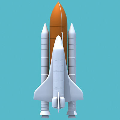 3D Model of Space Shuttle 3D model | CGTrader