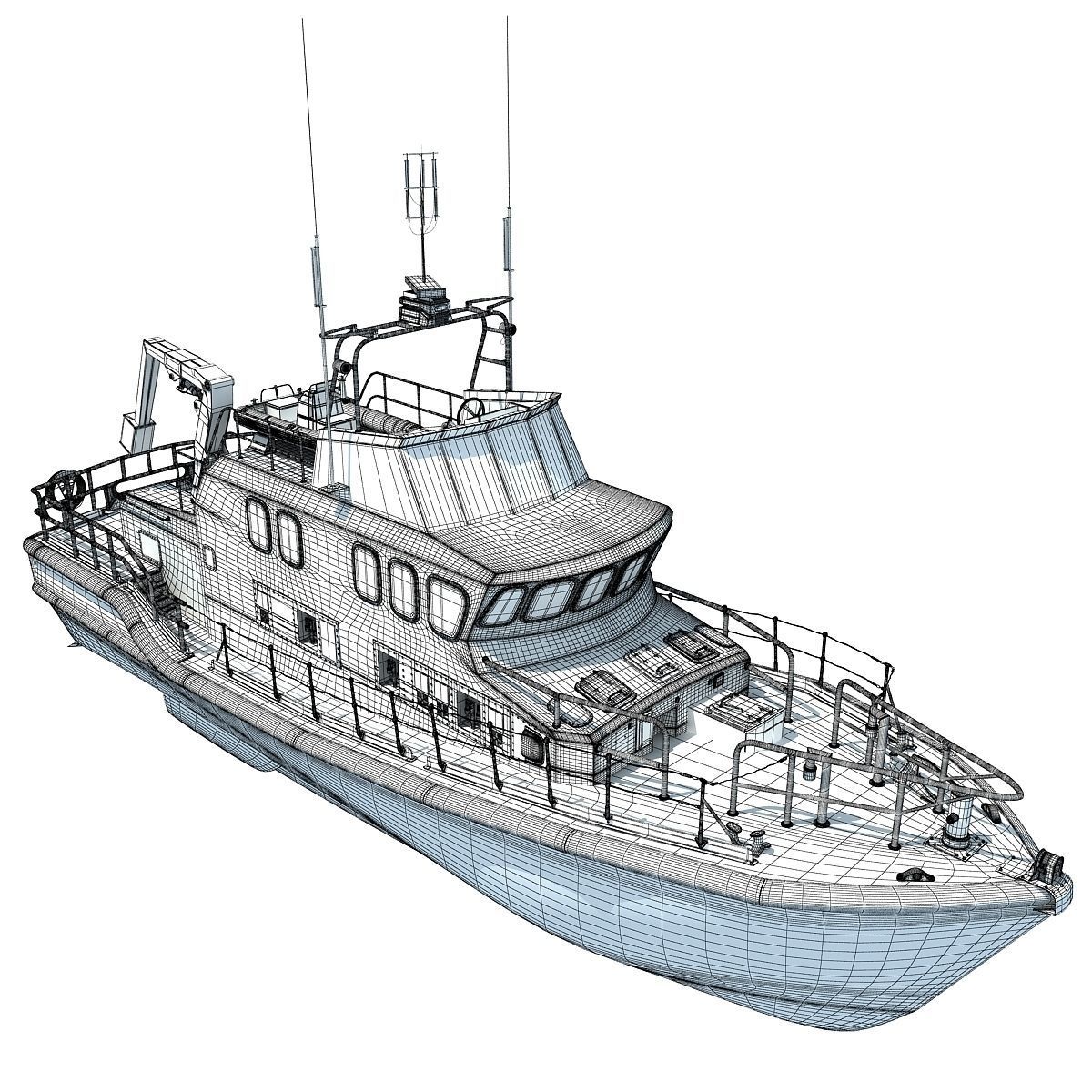 Severn Class Lifeboat 3D model | CGTrader
