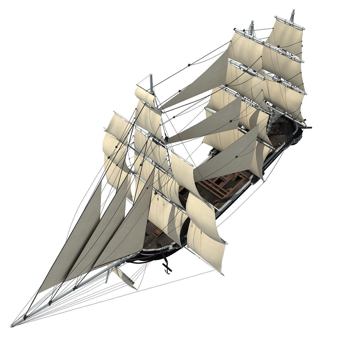 Sailing Ship 3D model | CGTrader