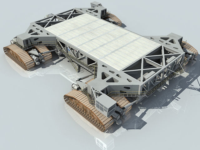 NASA Shuttle Crawler Transporter 3D model | CGTrader