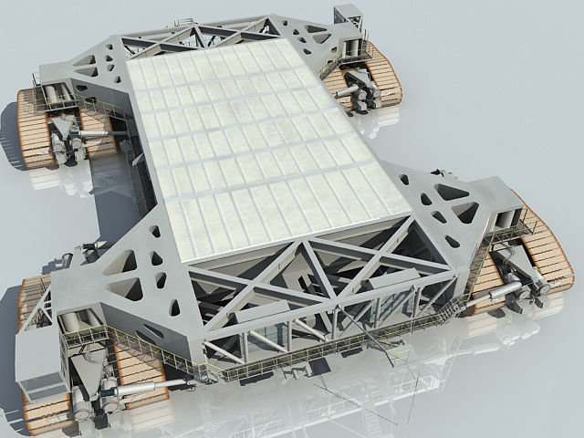 NASA Shuttle Crawler Transporter 3D model | CGTrader