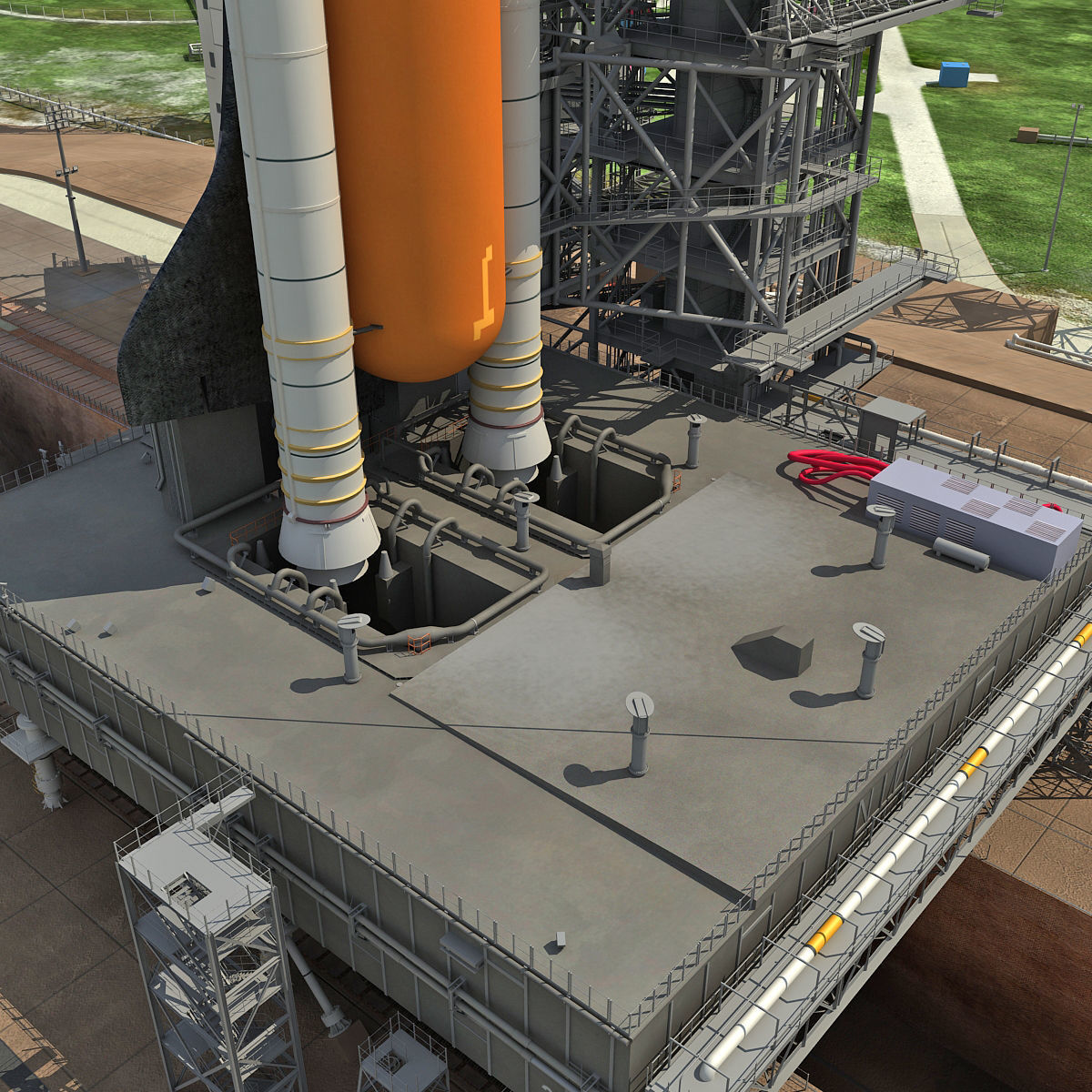 NASA Launch Complex 39B 3D model | CGTrader