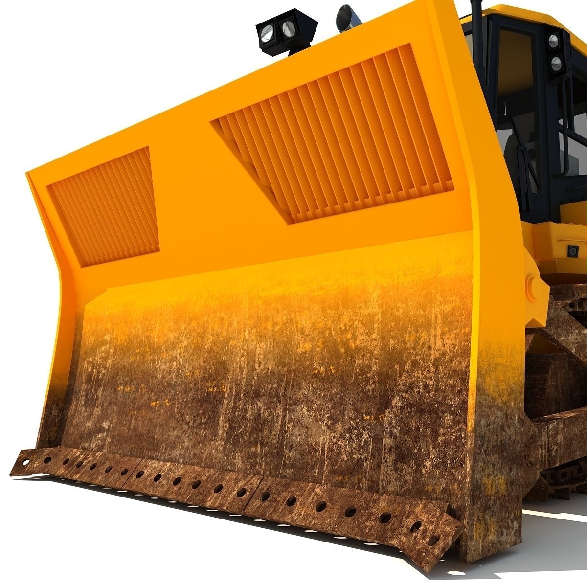 Yellow John Deere Waste Handler 3D model | CGTrader