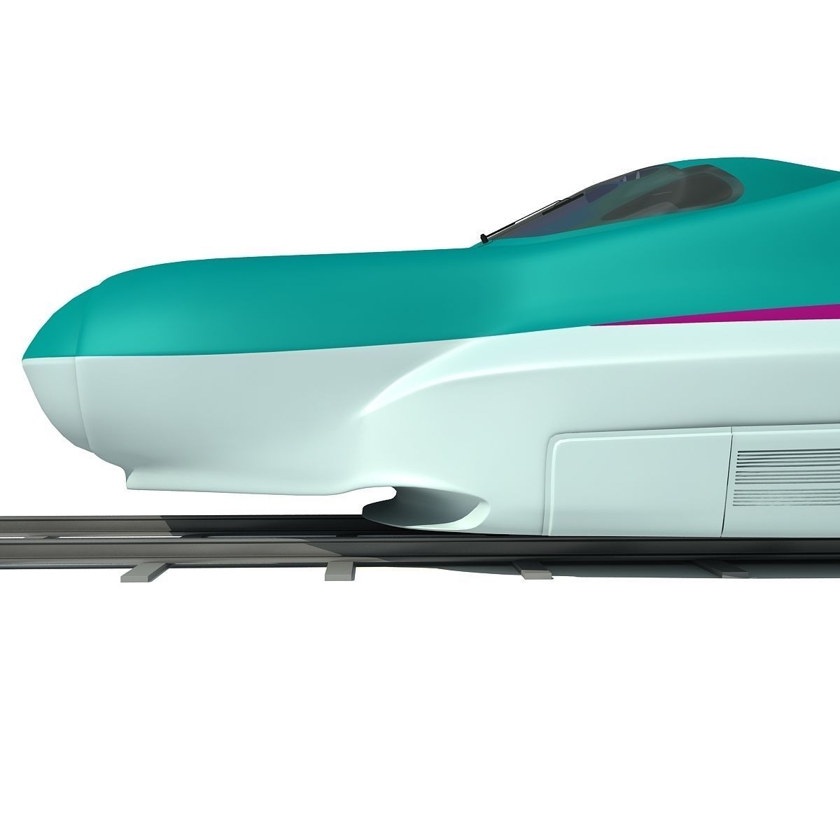 Blue High-Speed Train Shinkansen 3D model | CGTrader