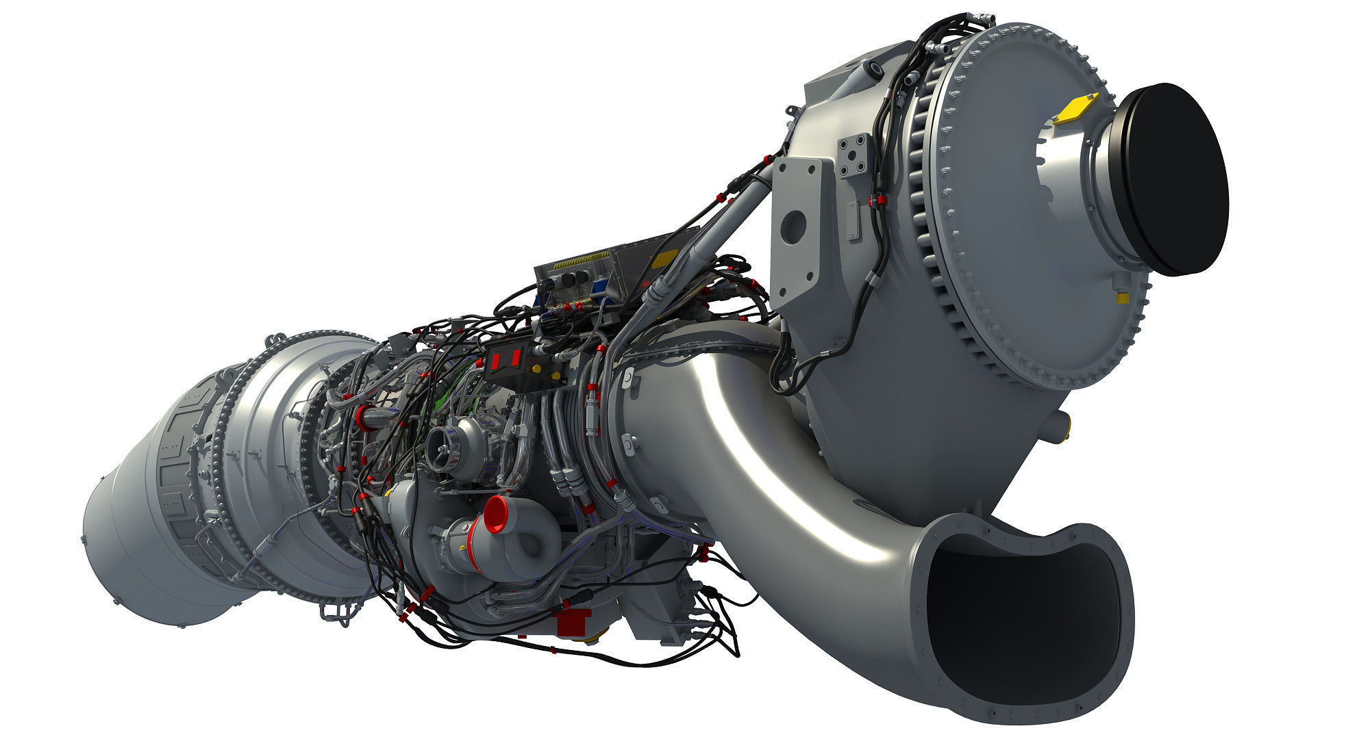 Europrop TP400-D6 Turboprop Engine 3D model | CGTrader
