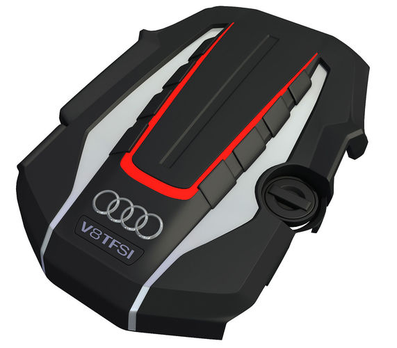 Audi Engine Cover 3D model | CGTrader