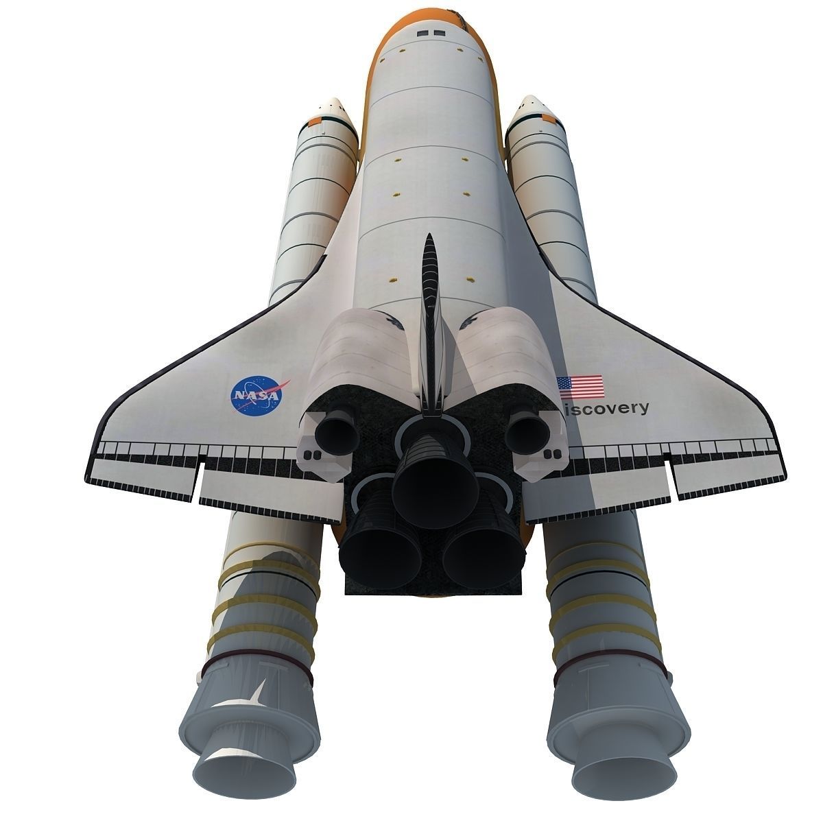 Nasa Discovery Space Shuttle 3D model | CGTrader