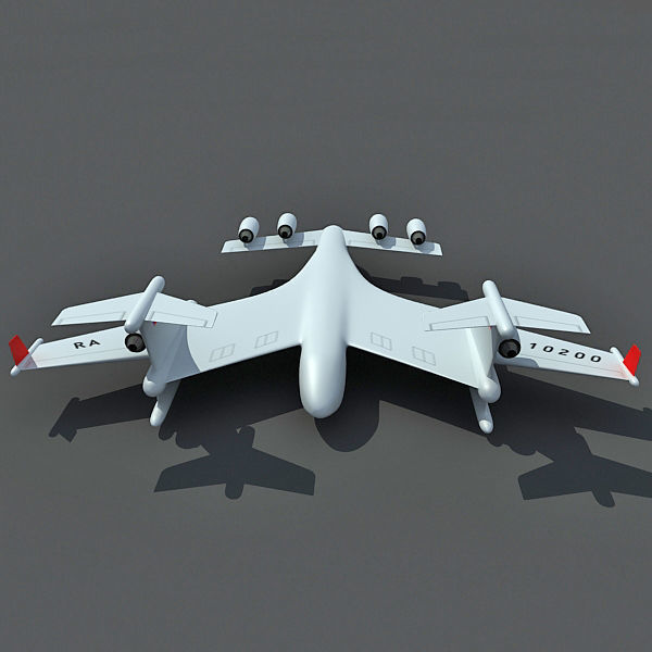 Super-heavy Amphibian Cargo Aircraft 3D model | CGTrader