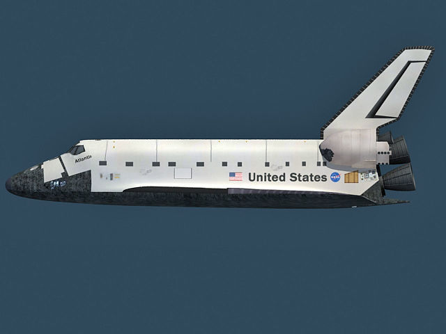 5 Space Shuttle Textures 3D model | CGTrader