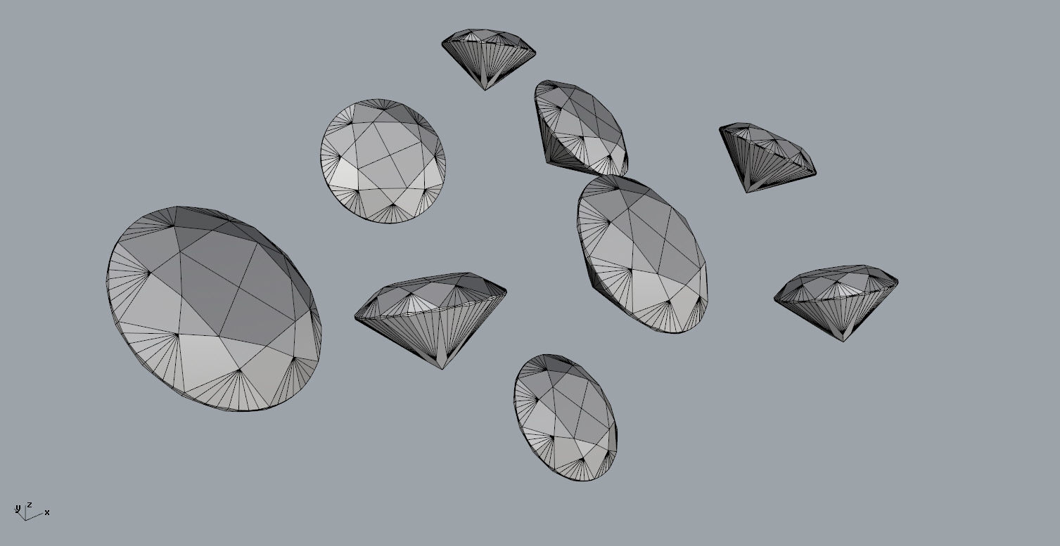 3D model Gem Gems VR / AR / low-poly | CGTrader