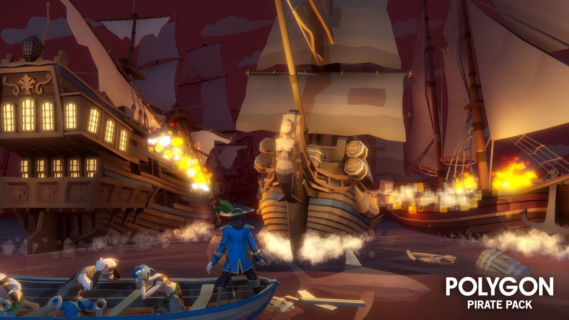 3D model POLYGON - Pirate Pack VR / AR / low-poly | CGTrader