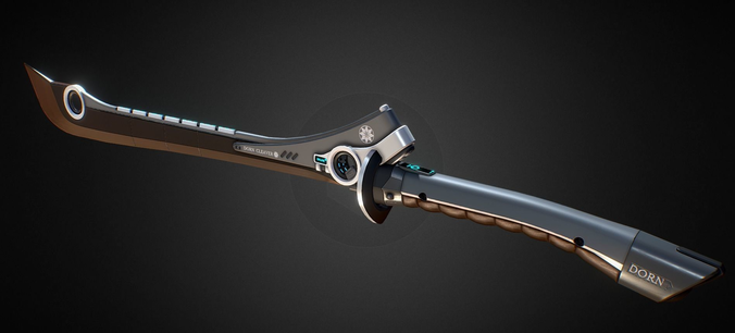 3D model Dorn Cleaver VR / AR / low-poly | CGTrader