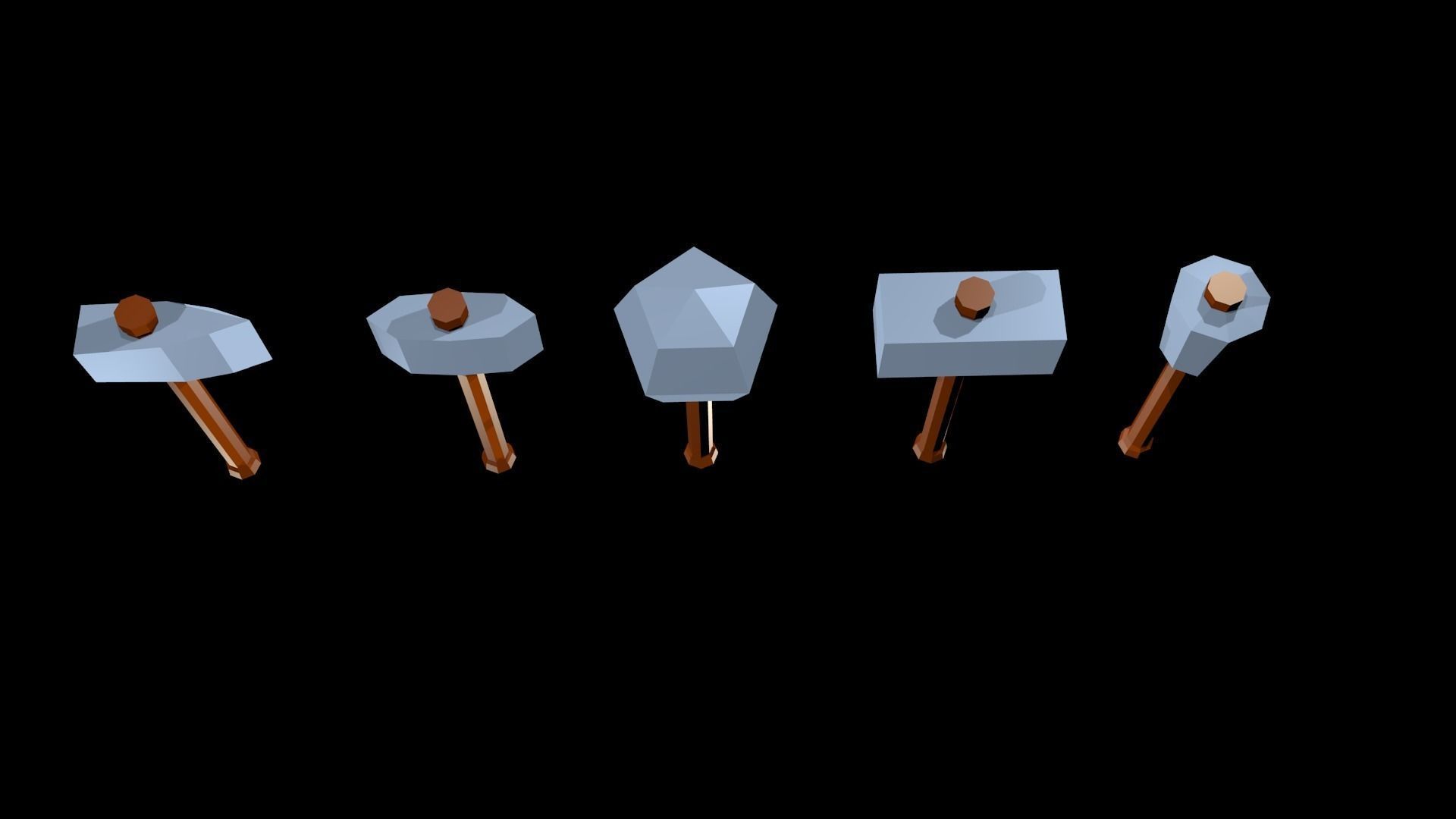 3D model Truncheons VR / AR / low-poly | CGTrader