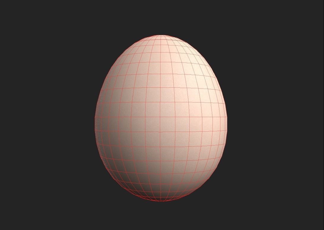 3D model Egg - Three Texture Options VR / AR / low-poly | CGTrader
