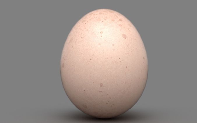 Egg - Three Texture Options 3D asset | CGTrader