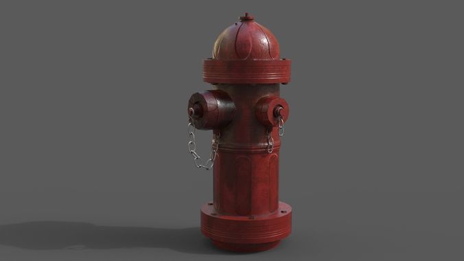 3D model Fire Hydrant VR / AR / low-poly | CGTrader