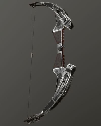 3D model Pneumatic bow prototype - lowpoly 3d model VR / AR / low-poly ...