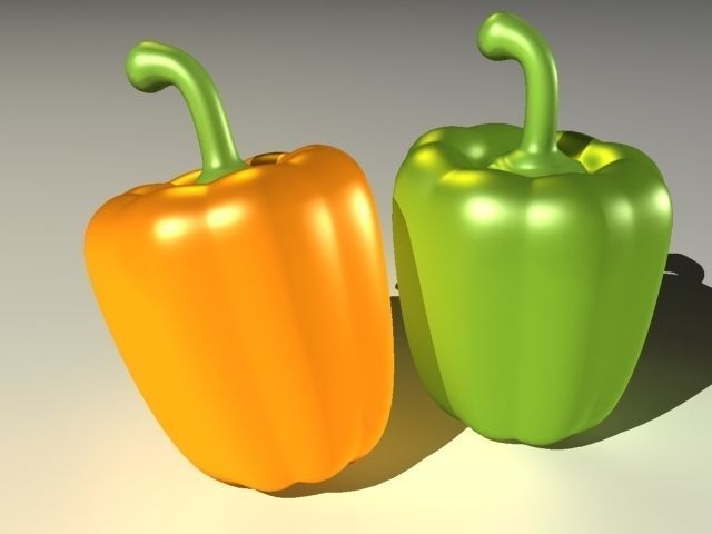 3D model Detail Capcicum pepper VR / AR / low-poly | CGTrader