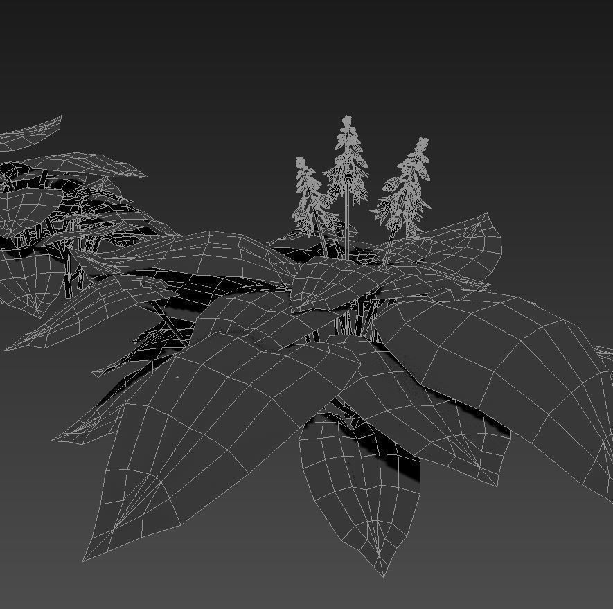 Hosta Blue Angel 3D model | CGTrader