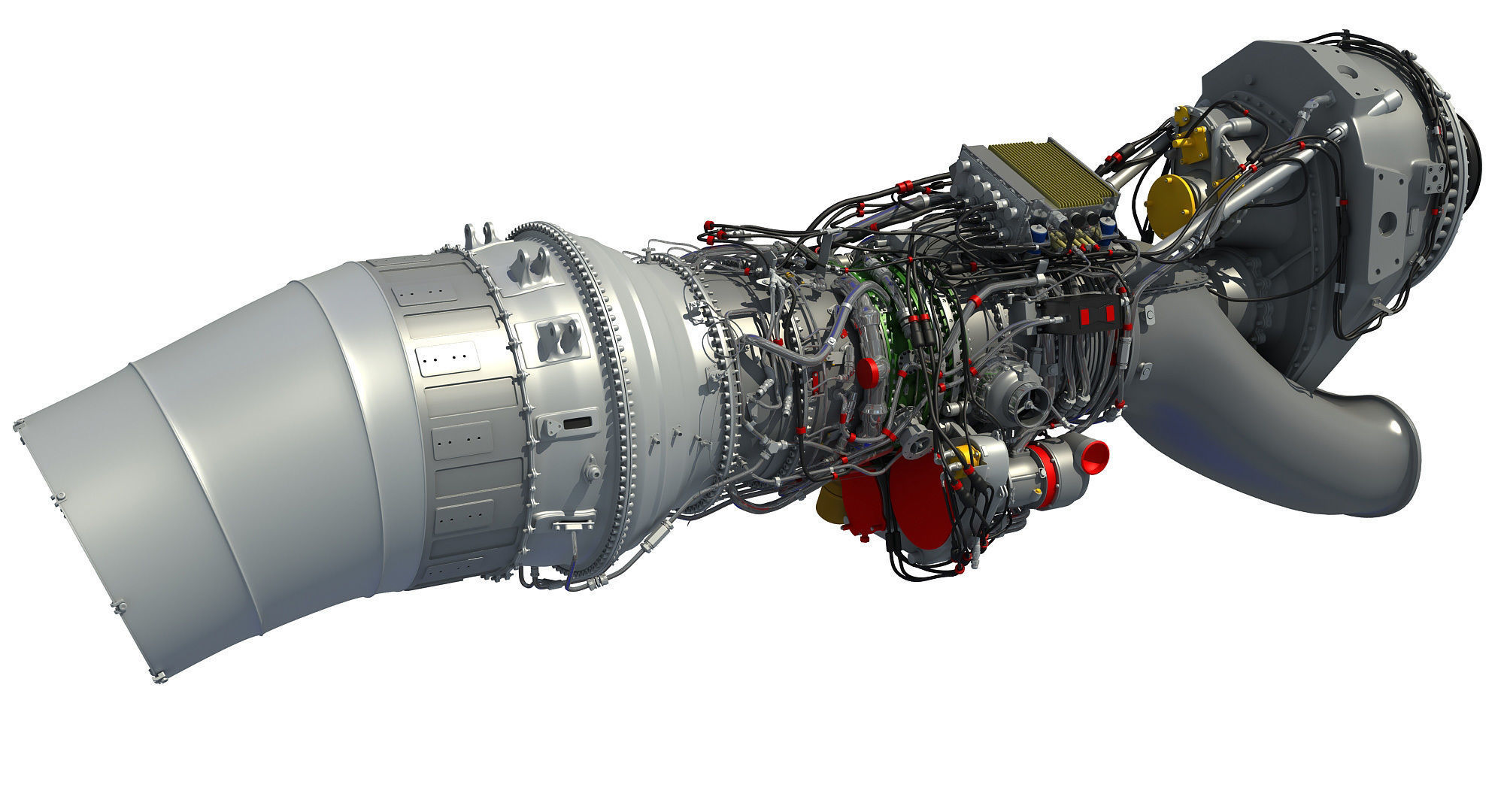 Set of Turboprop Engines 3D model | CGTrader