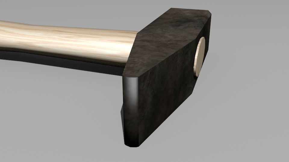 Blacksmith hammer free 3D model | CGTrader