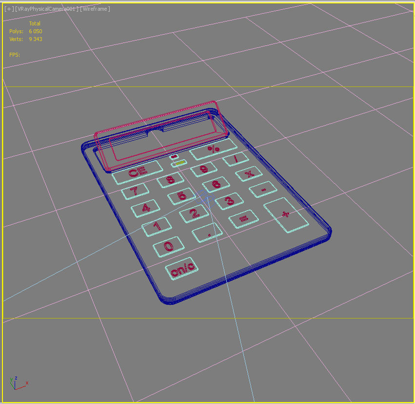 High quality basic calculator 3D model 3D model | CGTrader