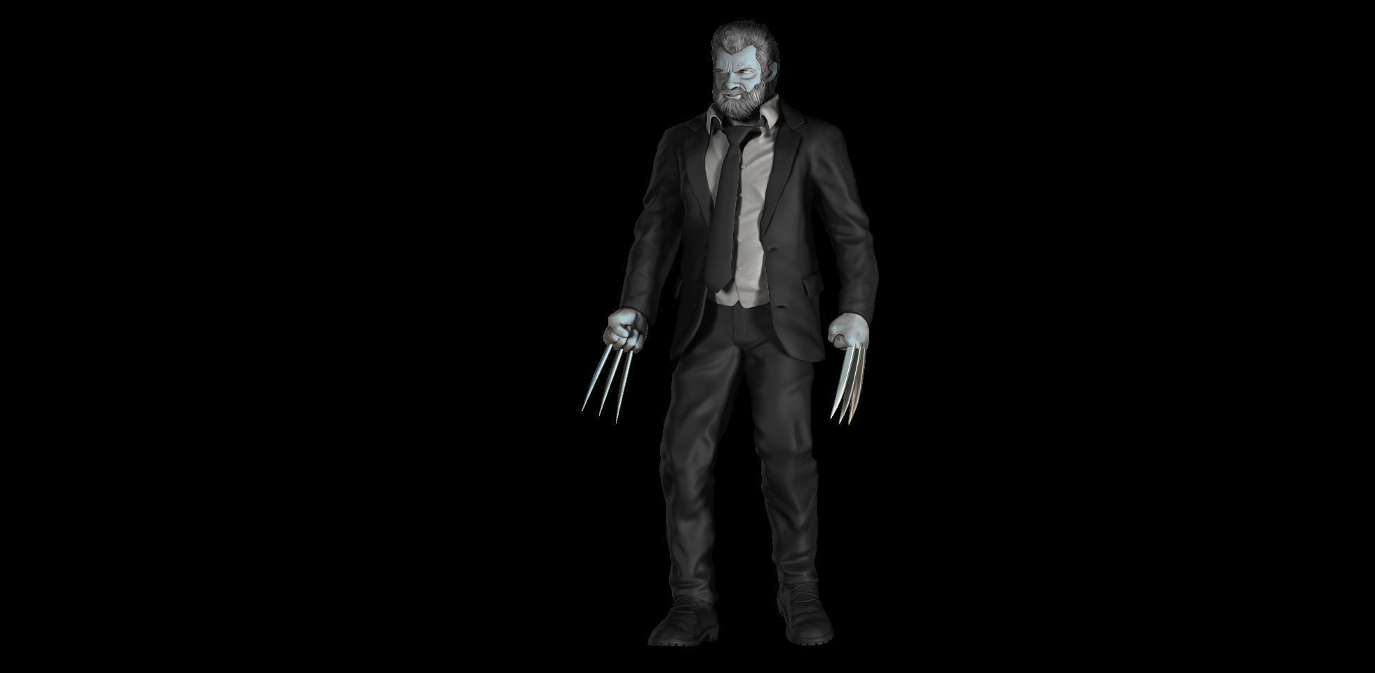 Wolverine Old man Logan 3D model | CGTrader