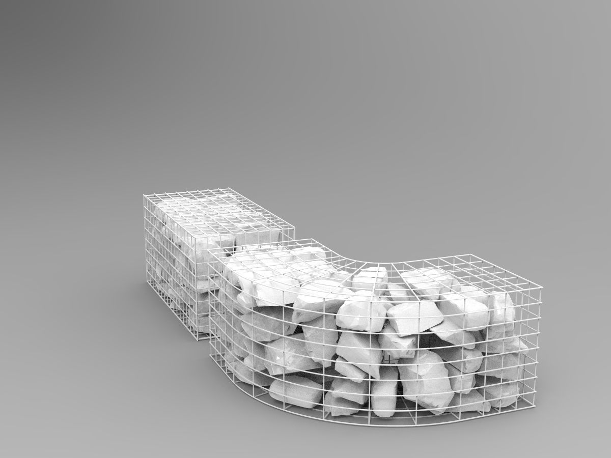 Gabions - two types 3D model | CGTrader