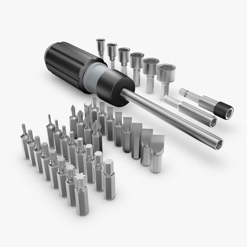 Bit screwdriver 3D model | CGTrader