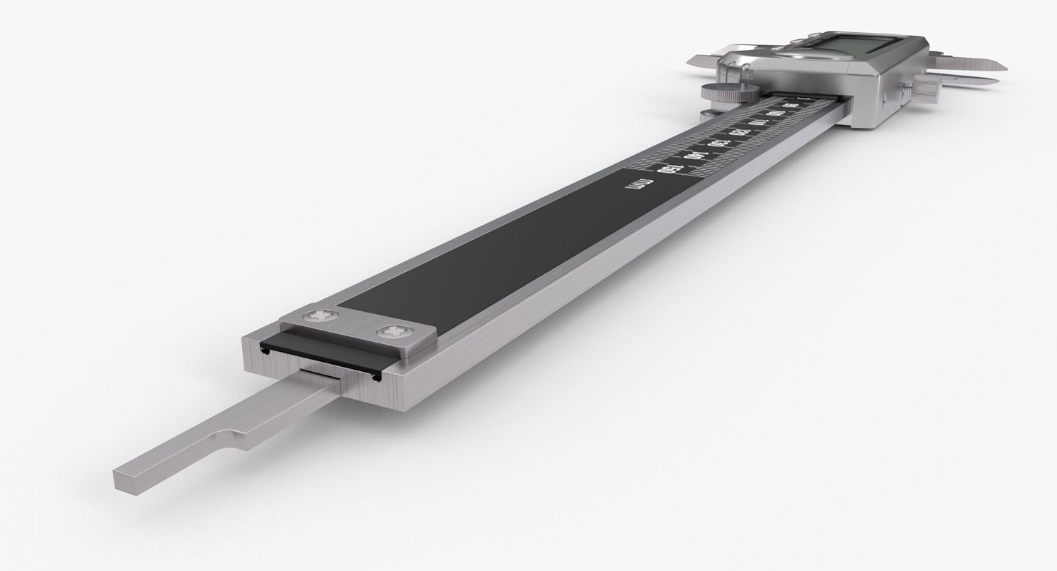 Digital ruler - rigged 3D model rigged | CGTrader