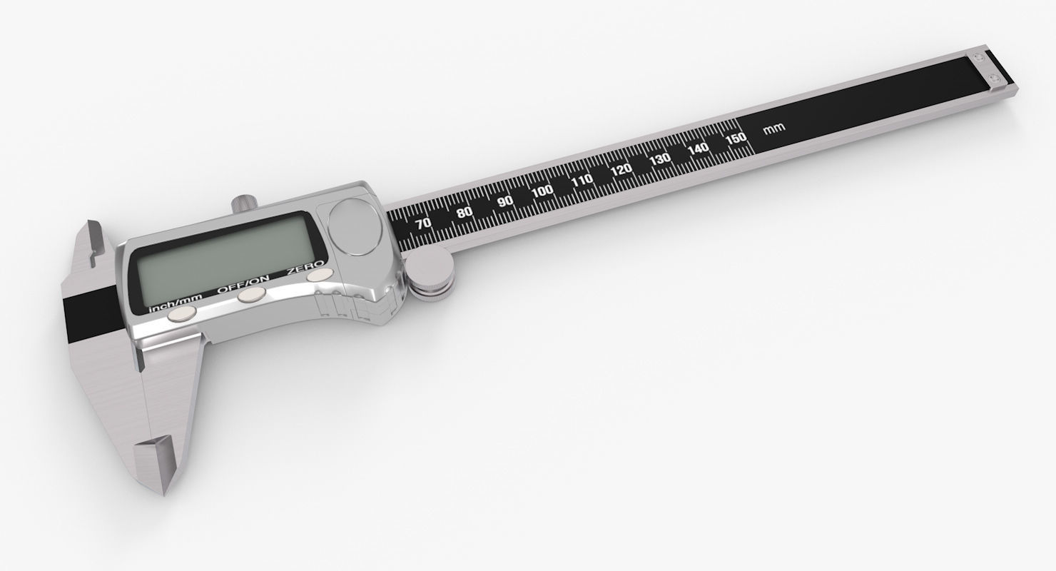 Digital ruler - rigged 3D model rigged | CGTrader