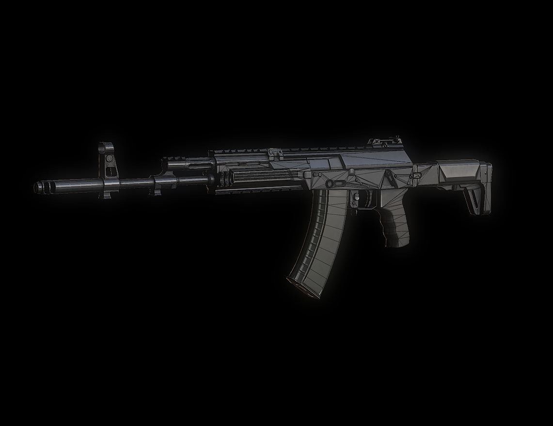 3D model AK 12 Model VR / AR / low-poly | CGTrader
