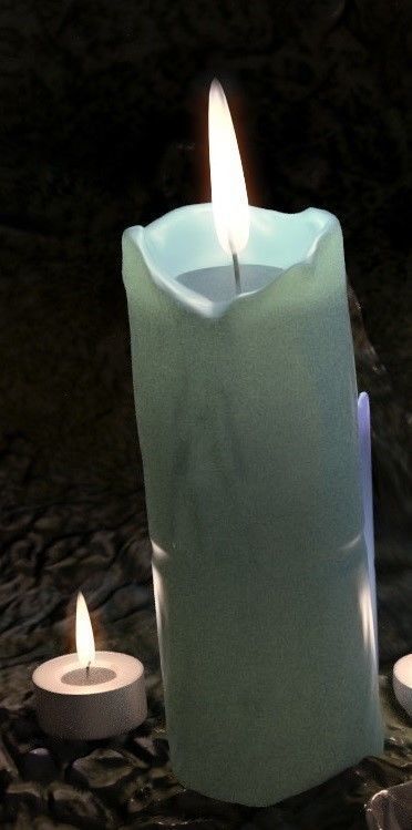 Large Candle Prop Model free 3D model | CGTrader