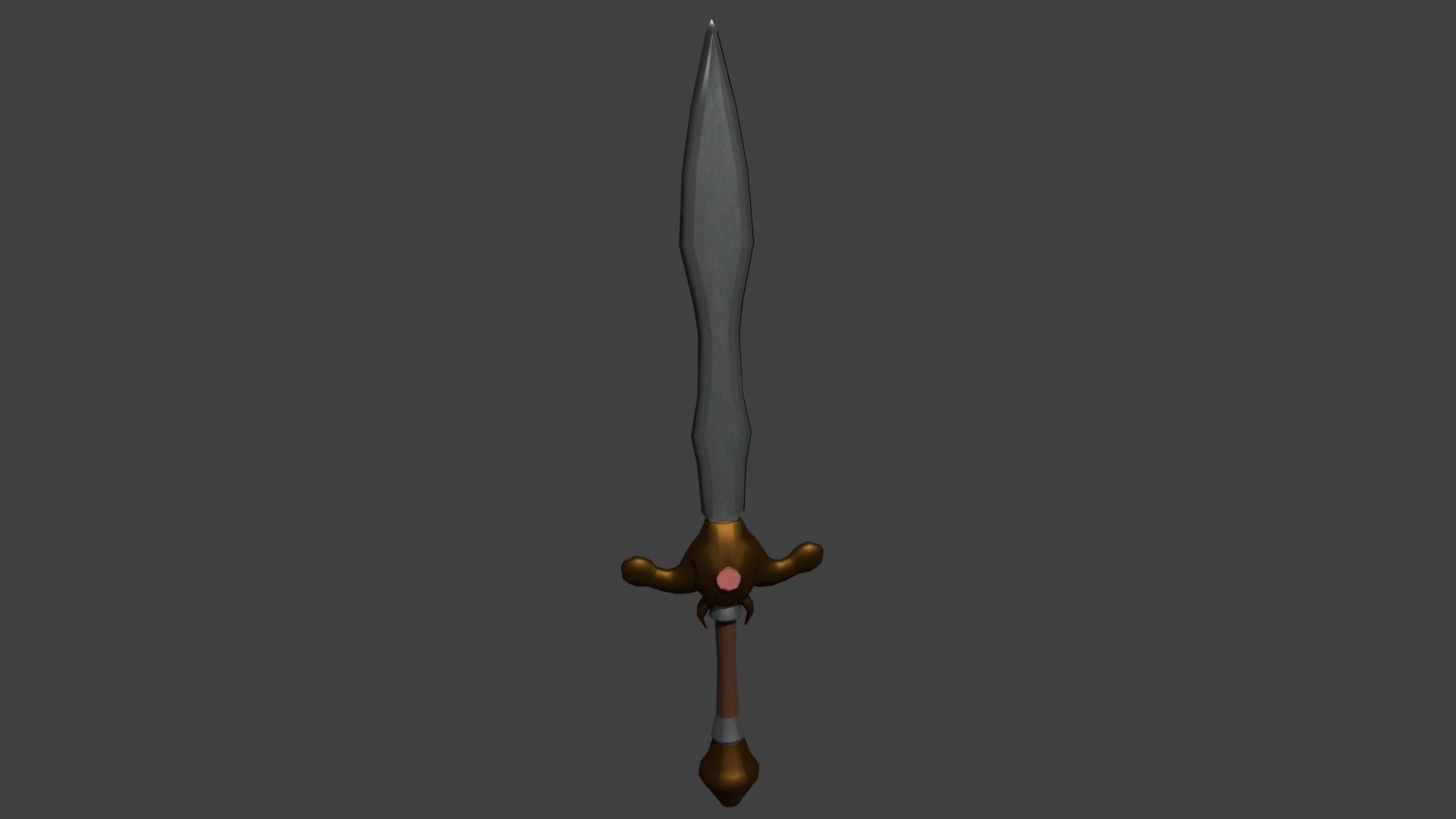 3D model 2Hand Sword VR / AR / low-poly | CGTrader
