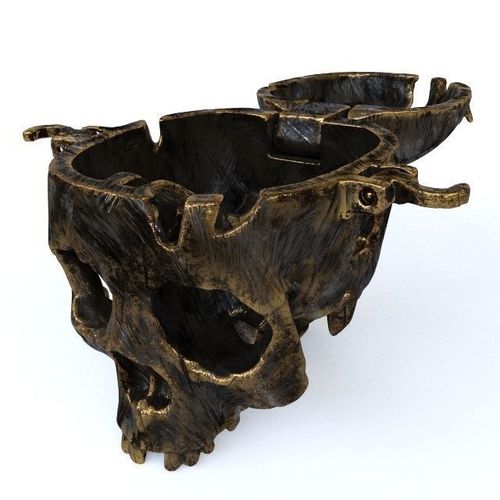 Skullbox skull with hook 3D model | CGTrader