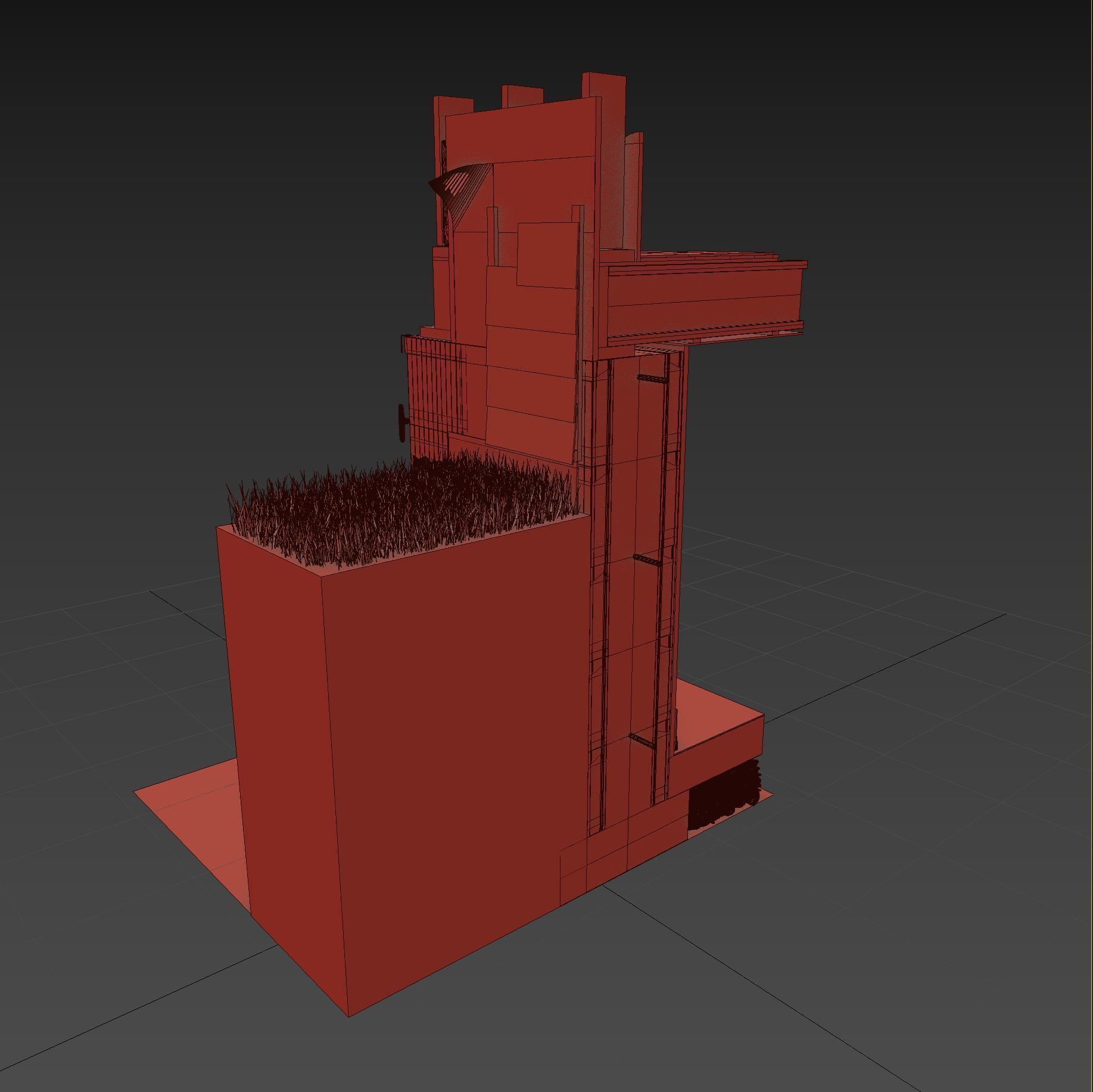 Wall Cross Section Insulation 3D model | CGTrader