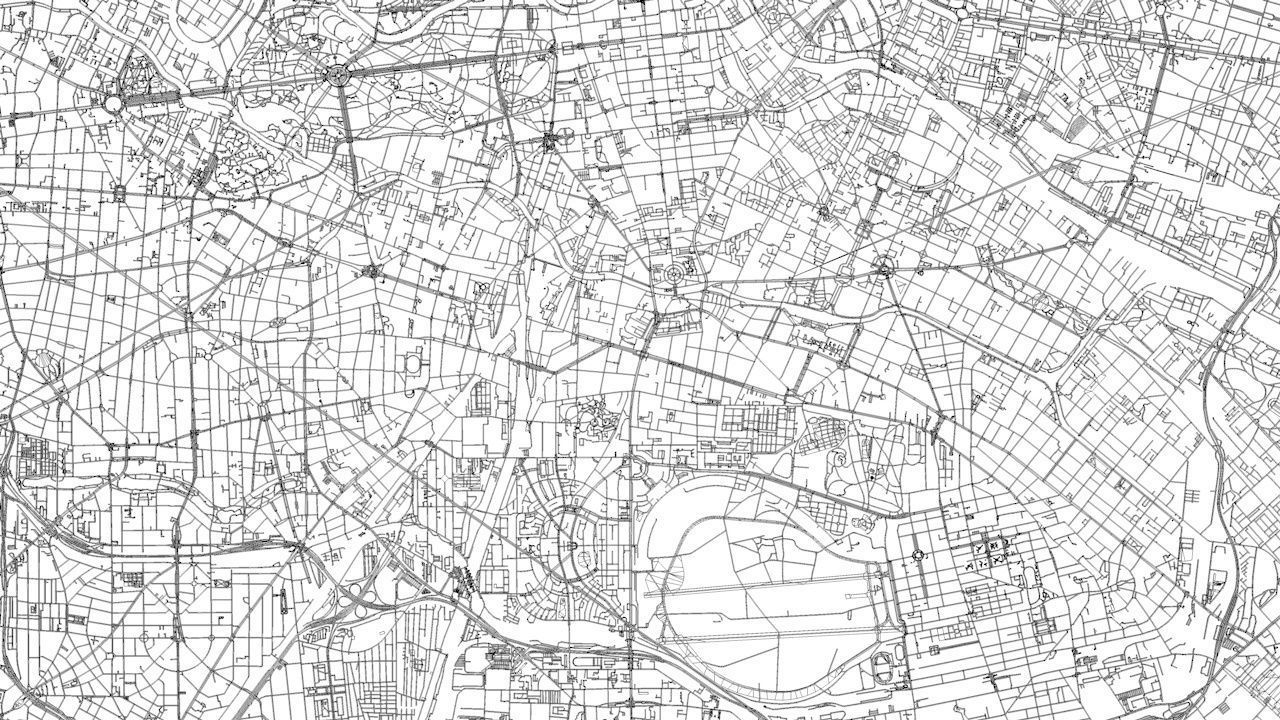 Berlin Road Network and Streets 3D model | CGTrader