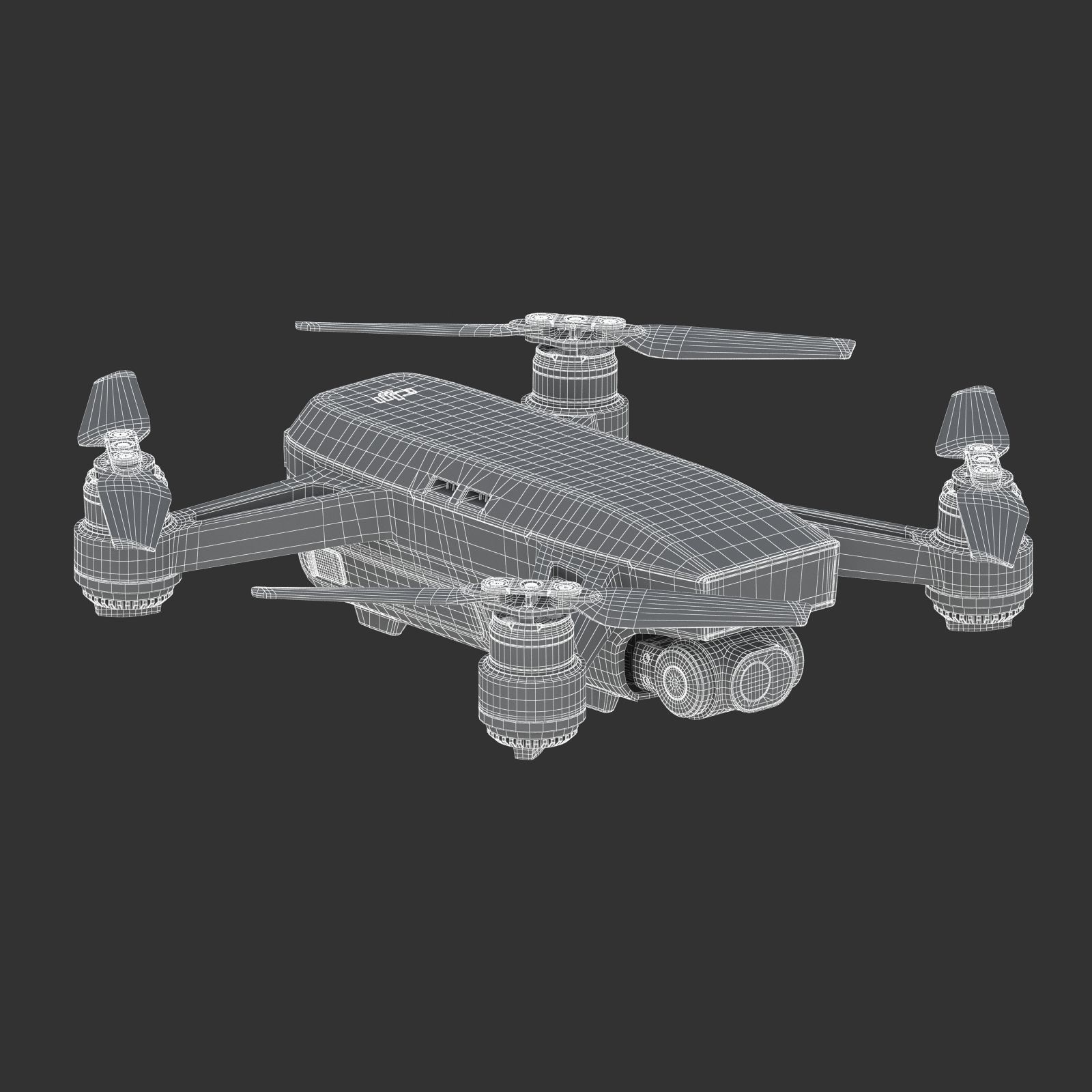 DJI Spark Mini Drone 3D model | CGTrader