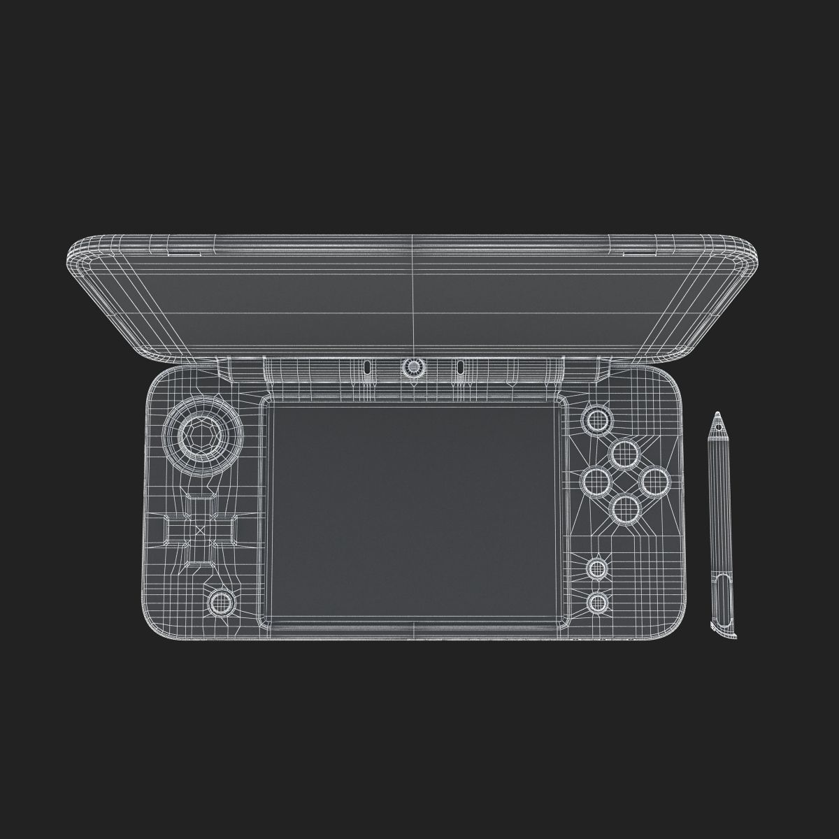New Nintendo 2DS XL 2017 3D model | CGTrader