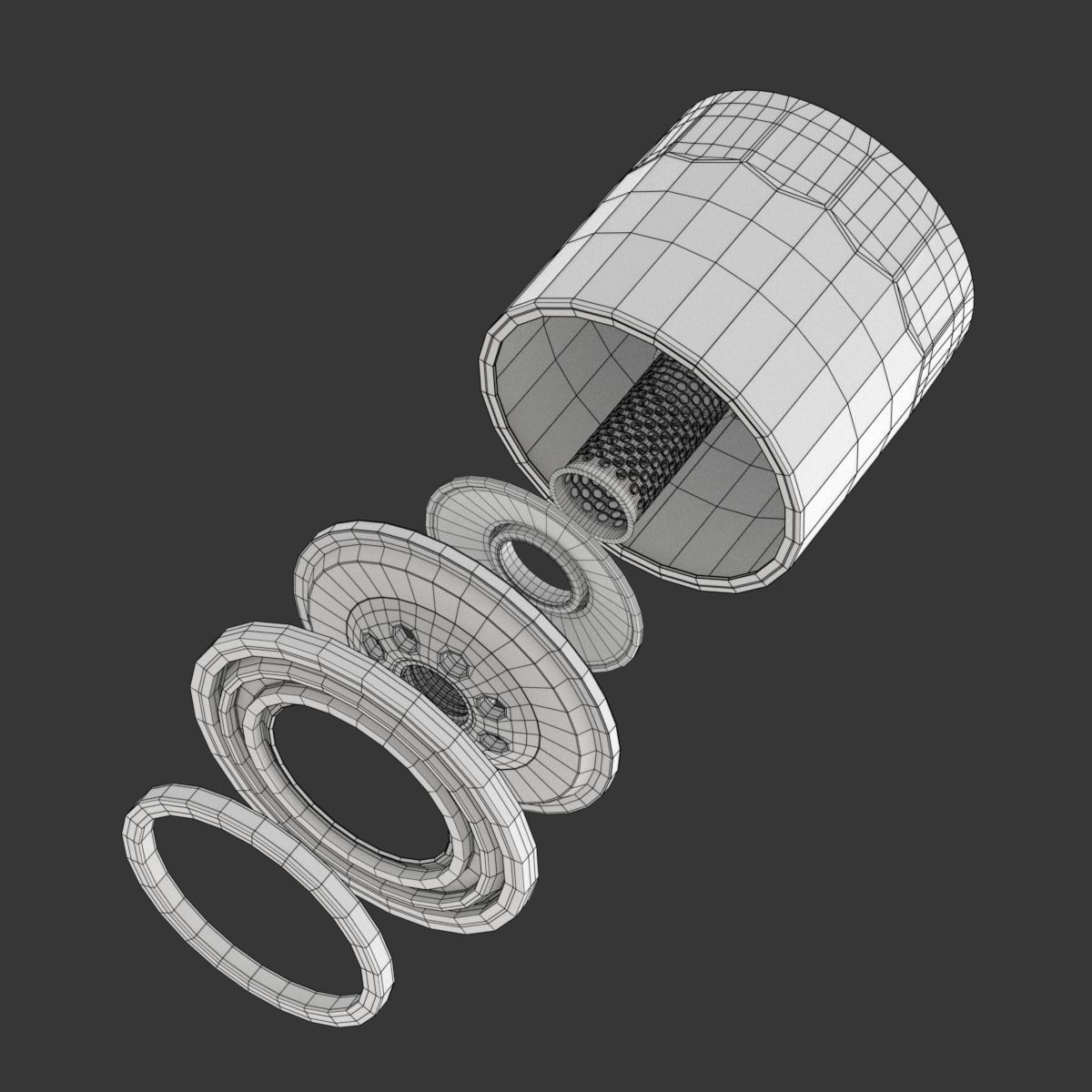 Oil Filter 3D model | CGTrader
