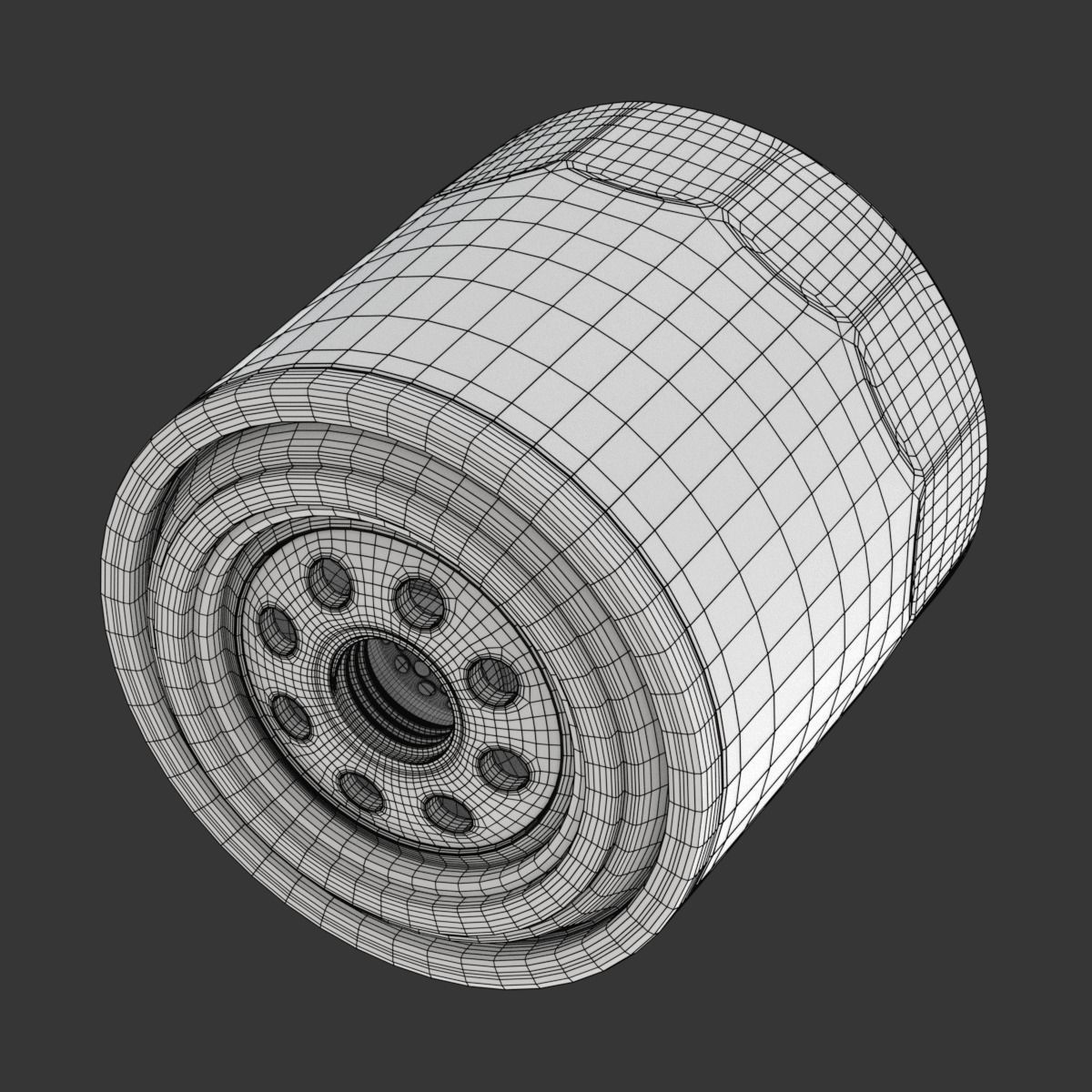 Oil Filter 3D model | CGTrader