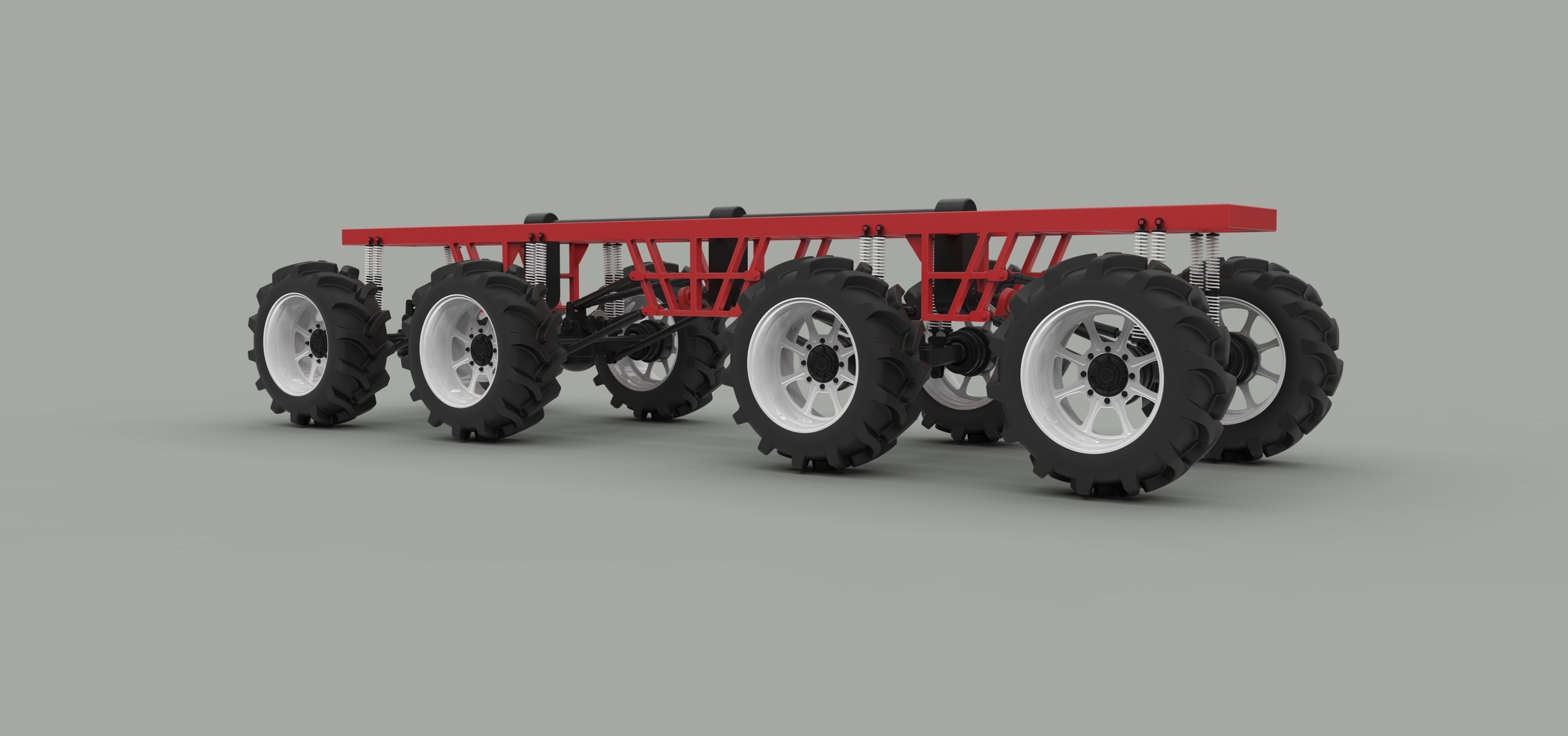 Chassis 8x8 3D model | CGTrader
