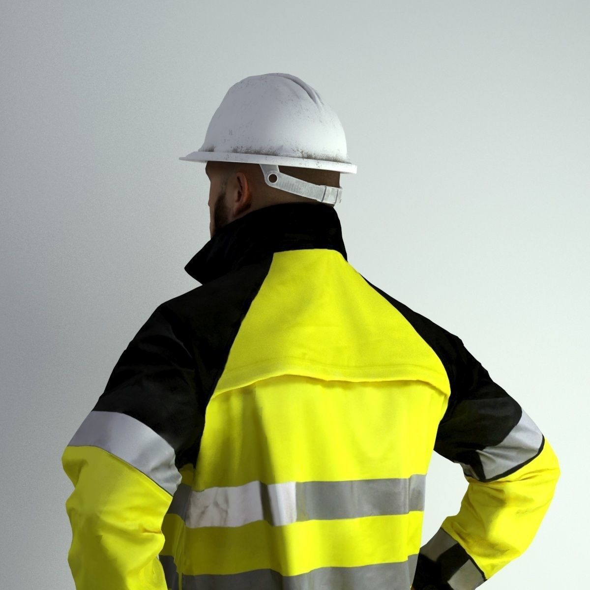 3D Scan Man Worker Safety 017 3D model | CGTrader