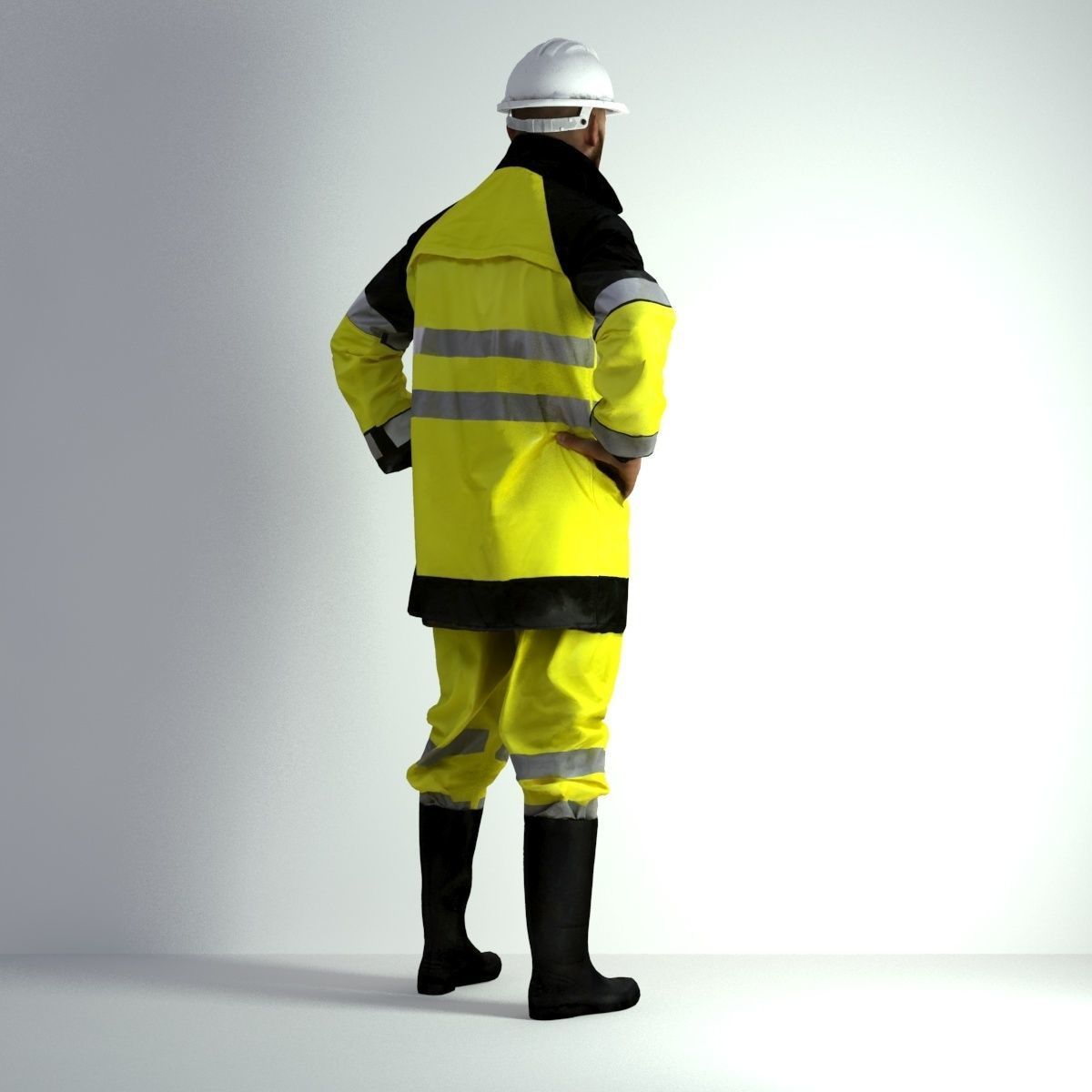 3D Scan Man Worker Safety 017 3D model | CGTrader