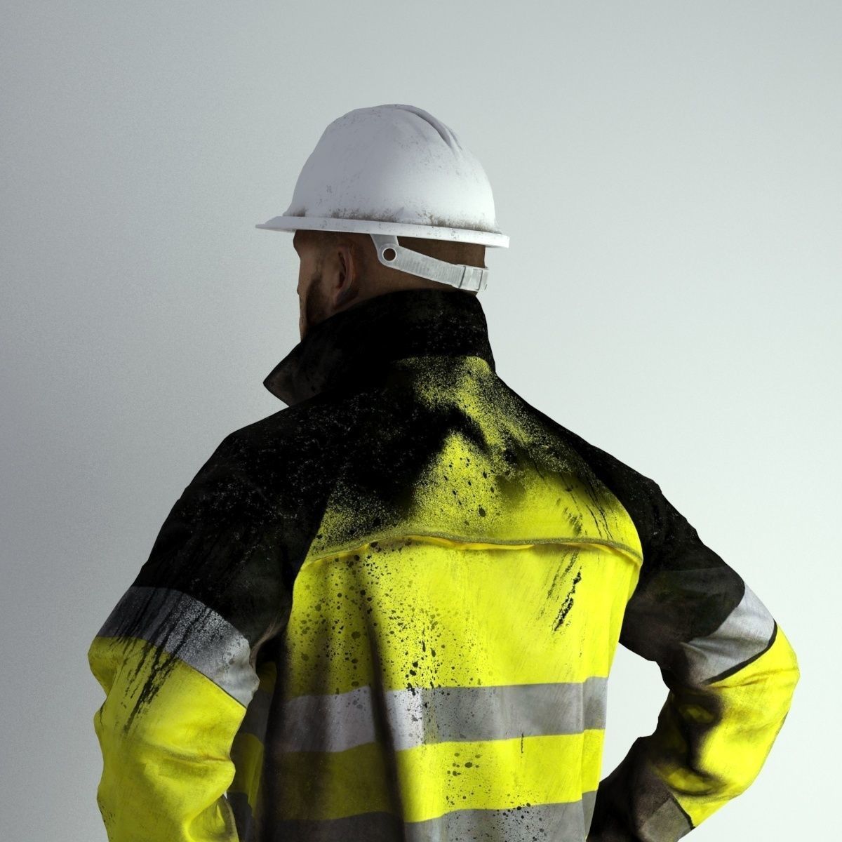 3D Scan Man Worker Safety 017 3D model | CGTrader
