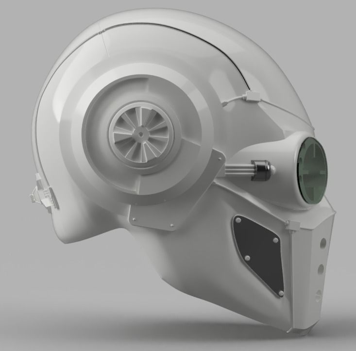 Deadshot Injustice 2 Concept Helmet 3D model 3D printable | CGTrader