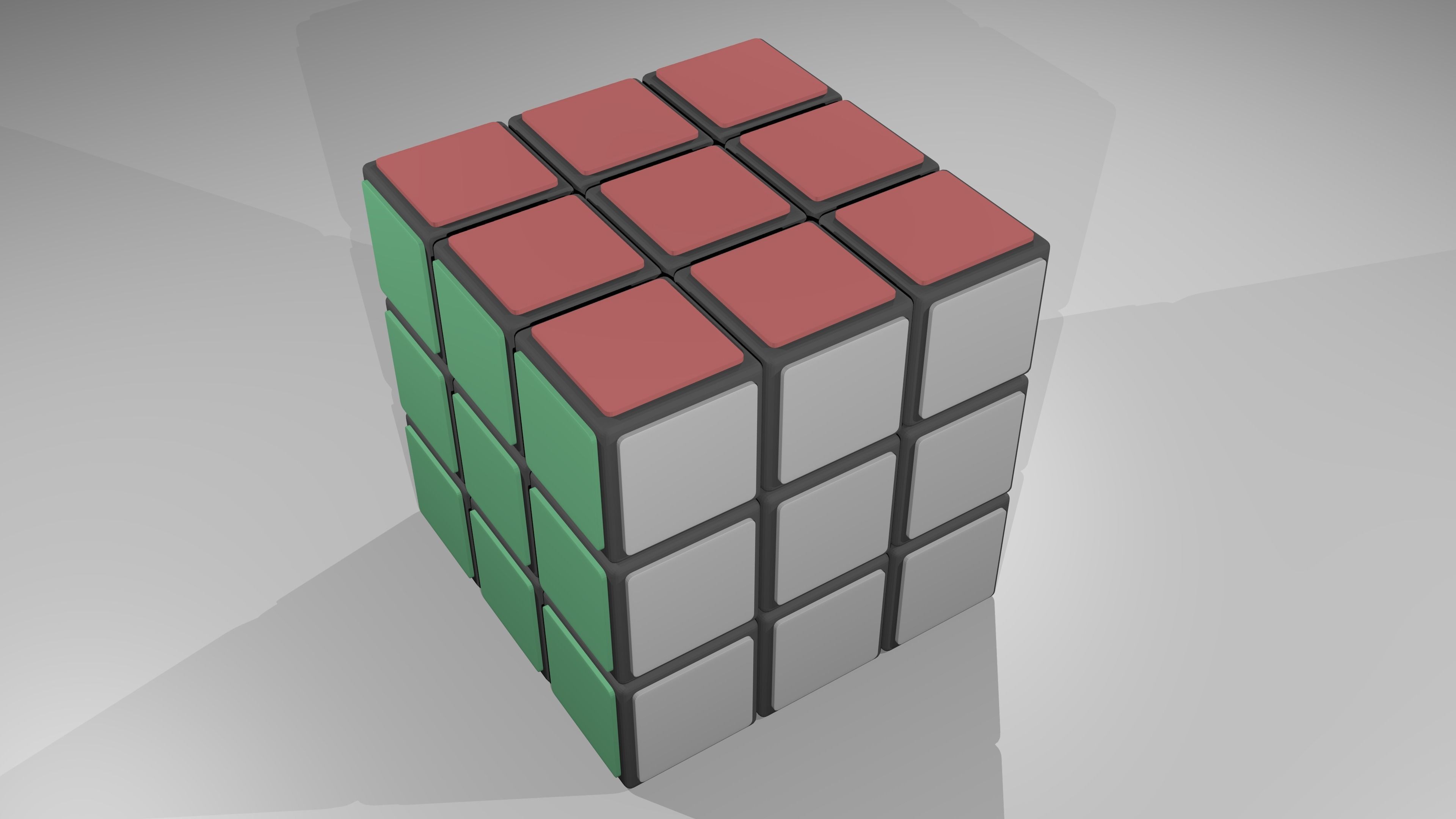 3D model Rubik Cube VR / AR / low-poly | CGTrader