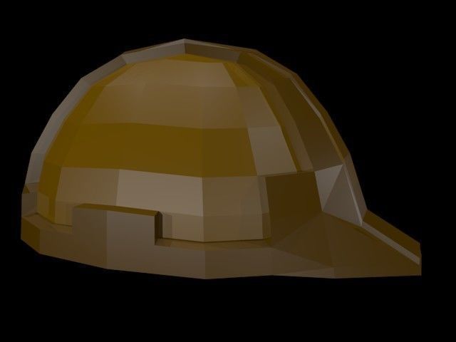 3D model Low poly working helmet VR / AR / low-poly | CGTrader