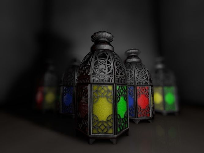 lantern arabic fanos 3D model | CGTrader